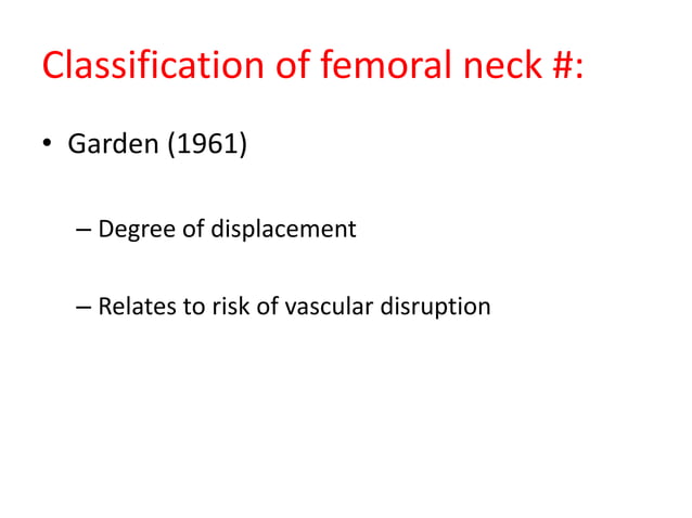 Nonunion femoral neck fractures | PPTX | Death, Injury, or Military ...