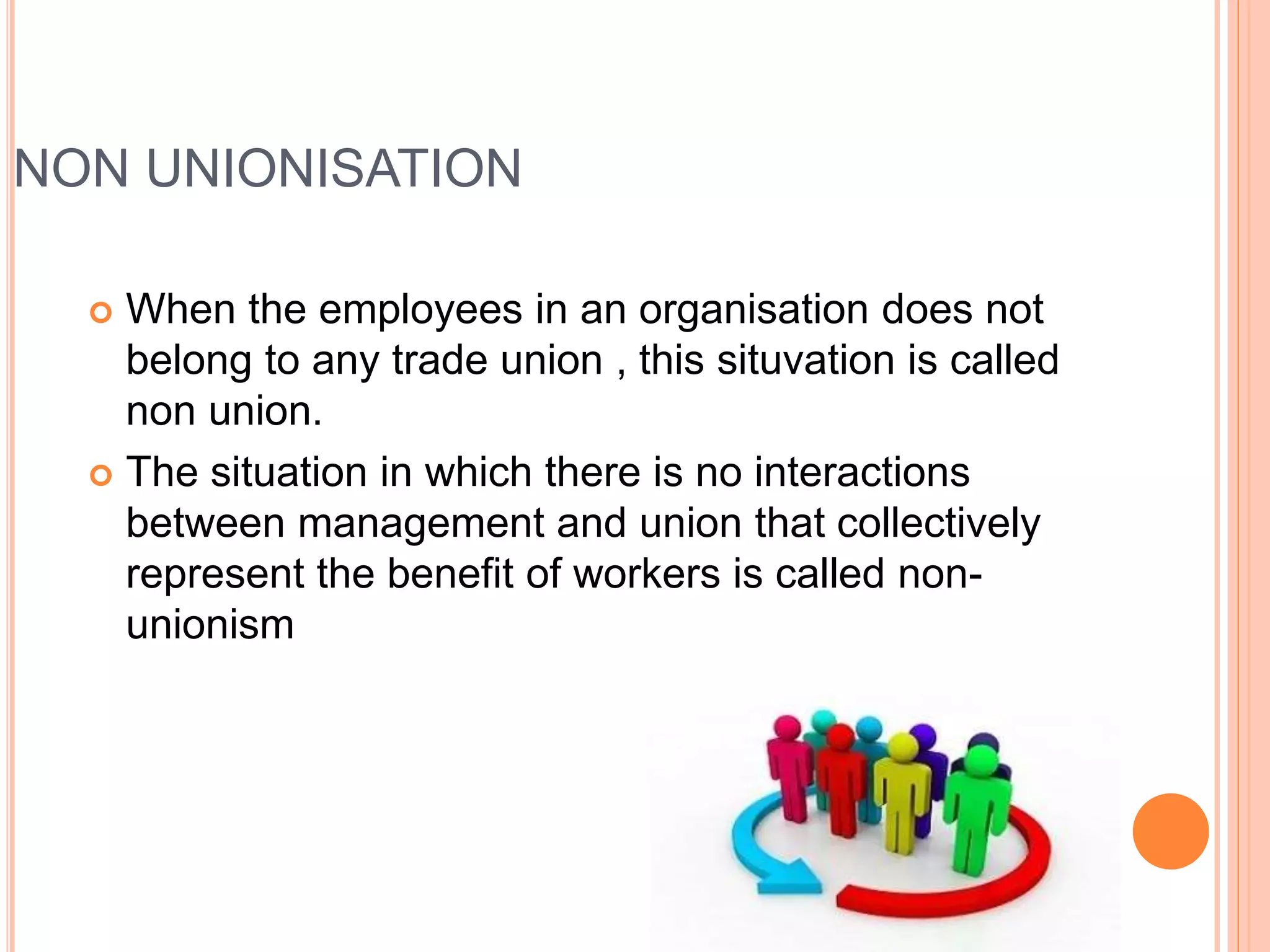 Non unionised organisation | PPTX