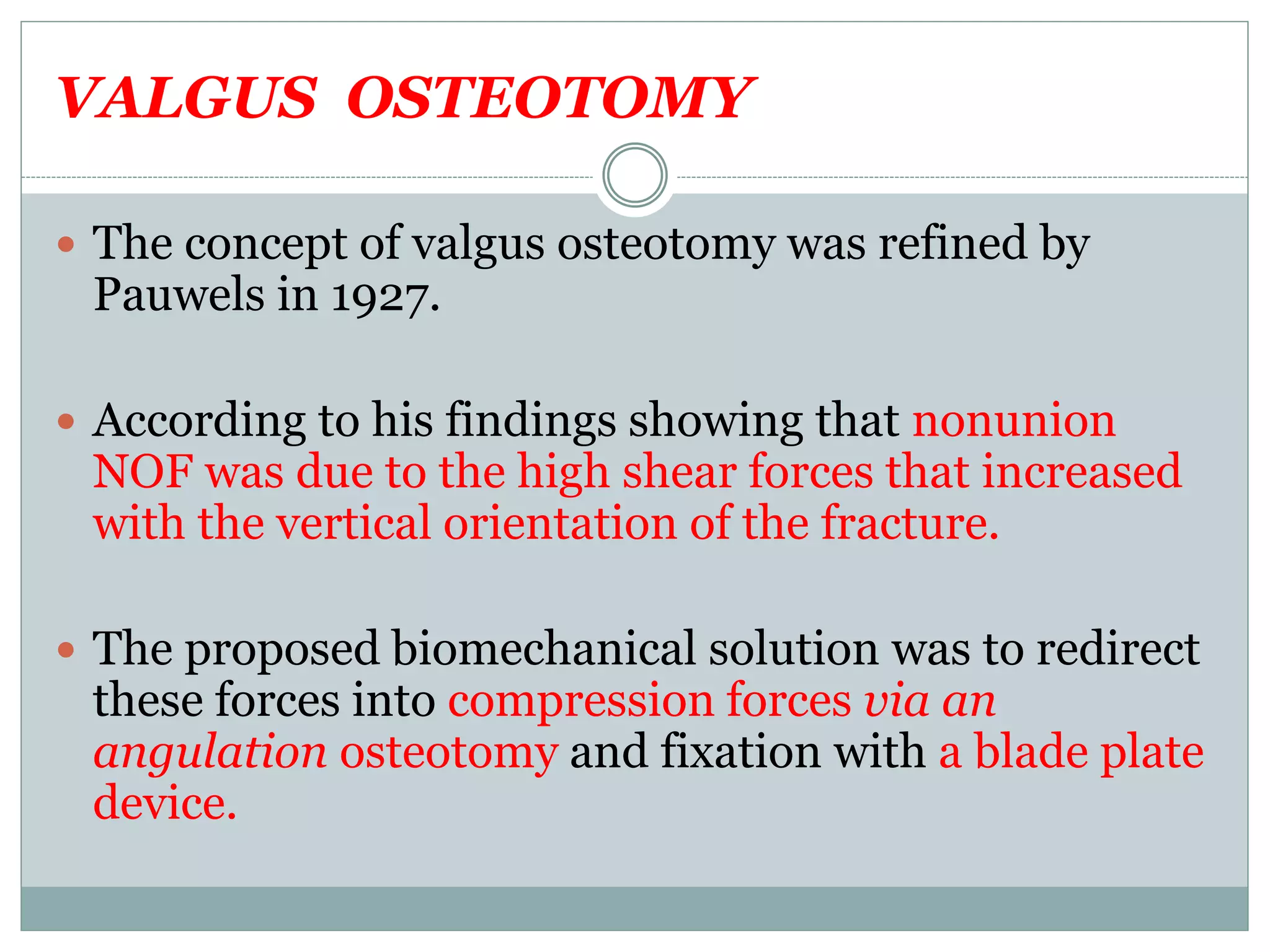 Non union neck of femur | PPTX