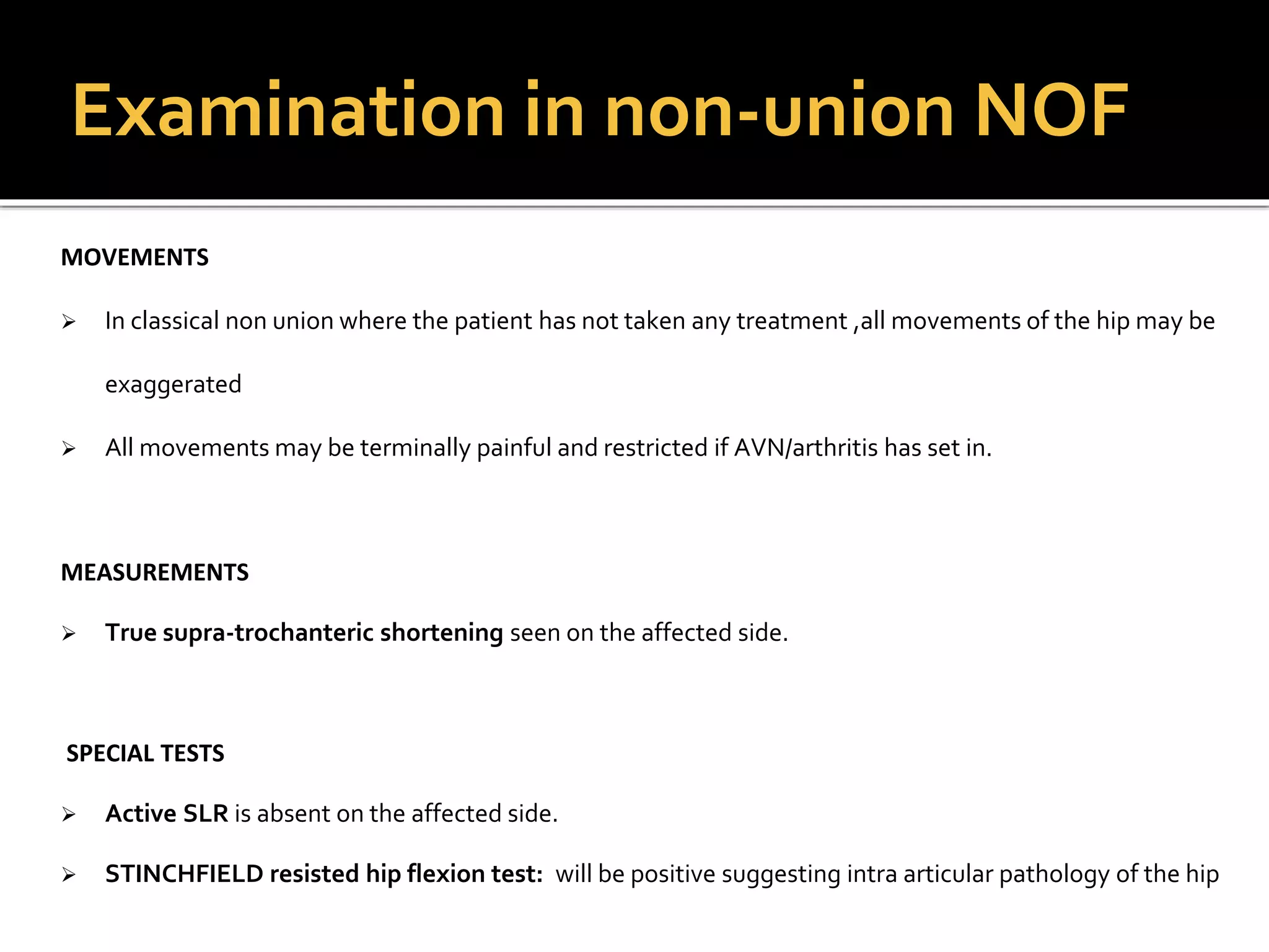 Non union neck of femur | PPTX