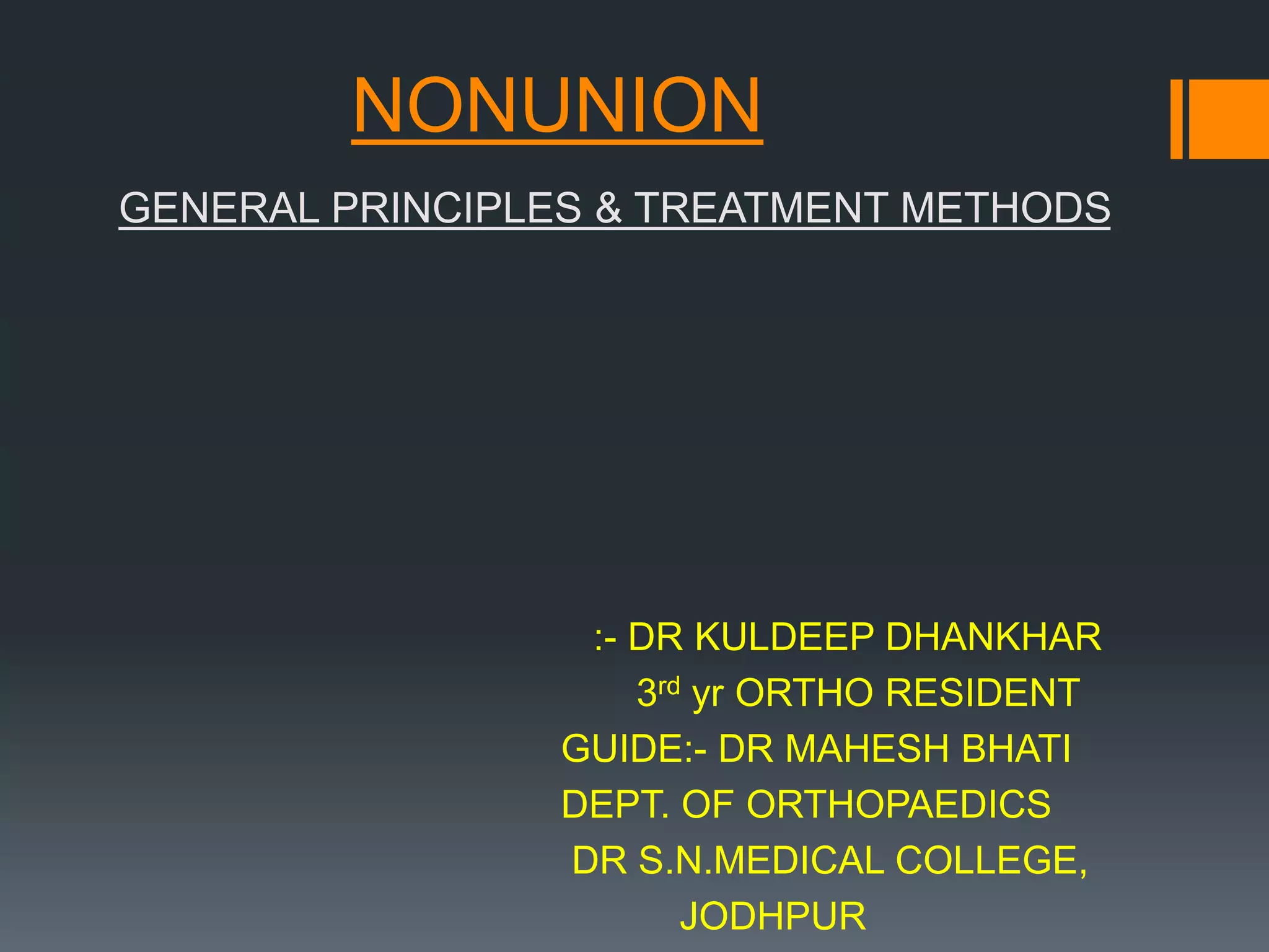 Nonunion ppt | PPTX