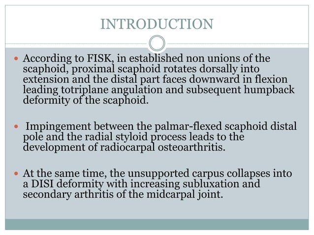 Non union scaphoid 1 | PPTX