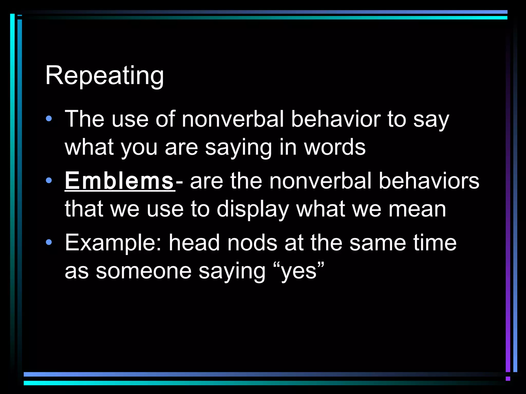 PPT of Nonverbal Communication | PPT