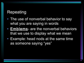 PPT of Nonverbal Communication | PPT