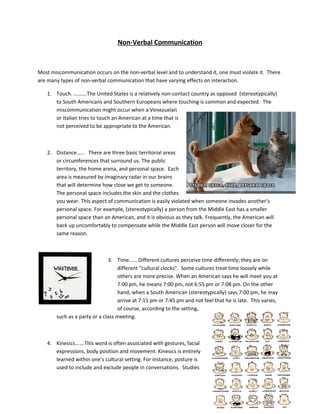 Non verbal communication | DOC
