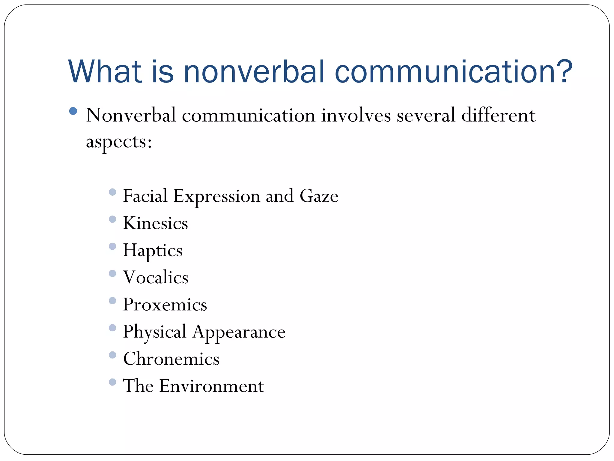 Nonverbal Communication In A Police Interrogation Oldversion | PPT