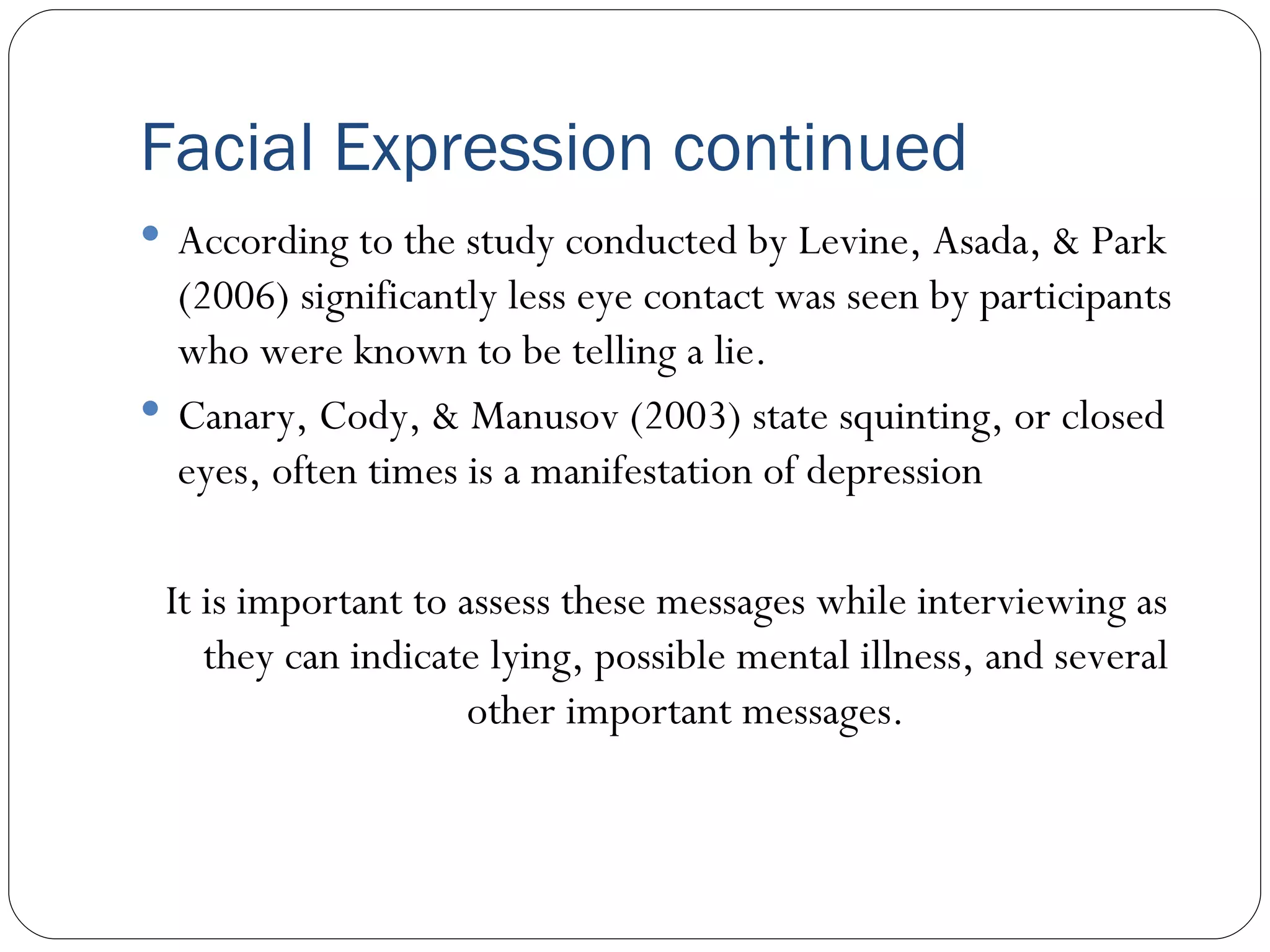 Nonverbal Communication In A Police Interrogation Oldversion | PPT