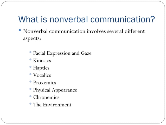 Nonverbal Communication In A Police Interrogation Oldversion | PPT
