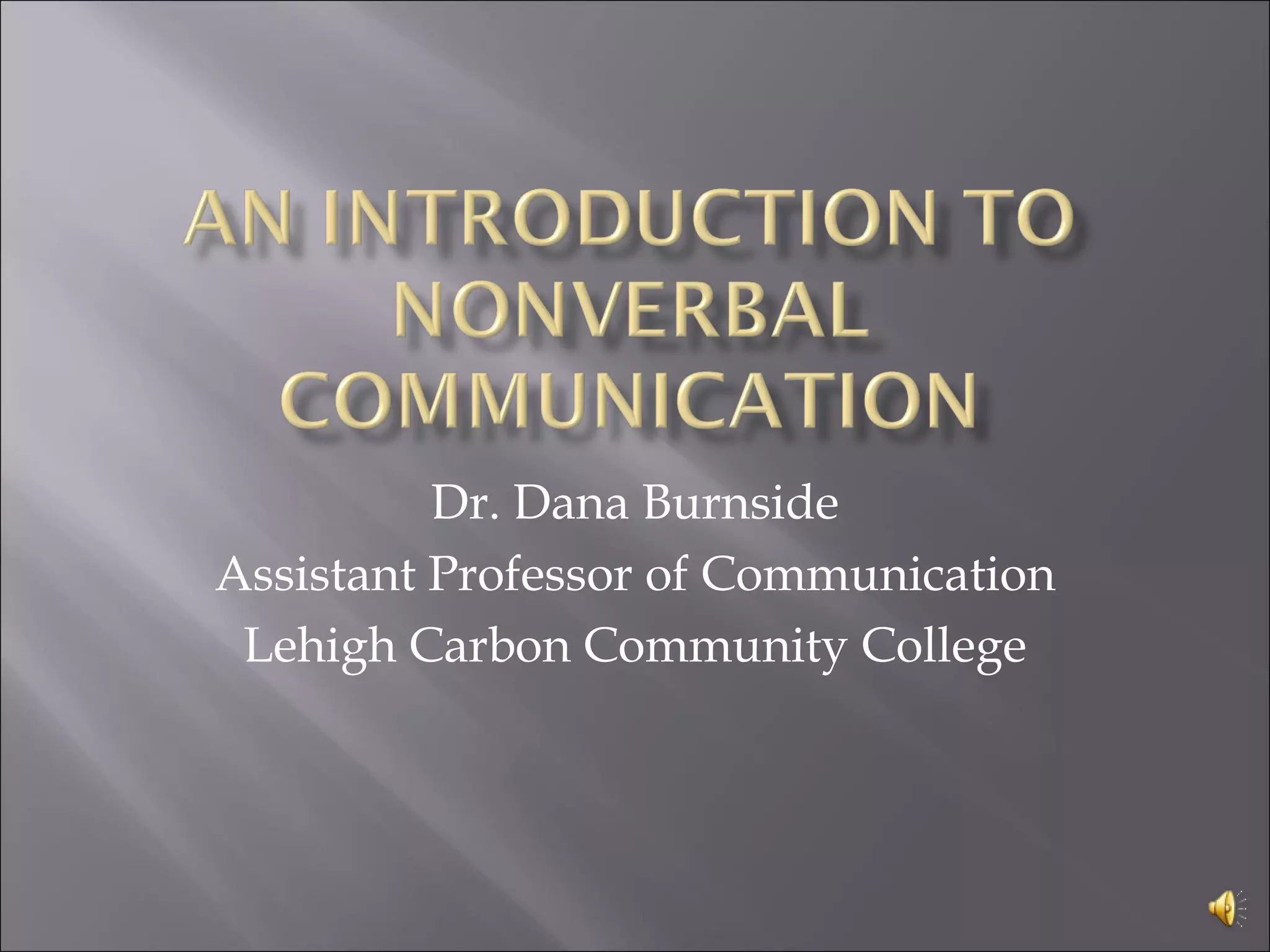 Nonverbal Communication Presentation | PPT