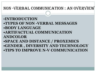 Non Verbalcomm | PPT