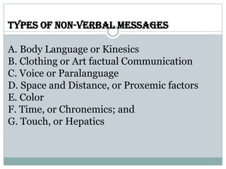 Non Verbalcomm | PPT