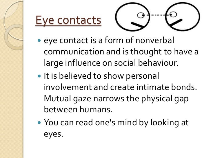 Eye Gaze Nonverbal Communication