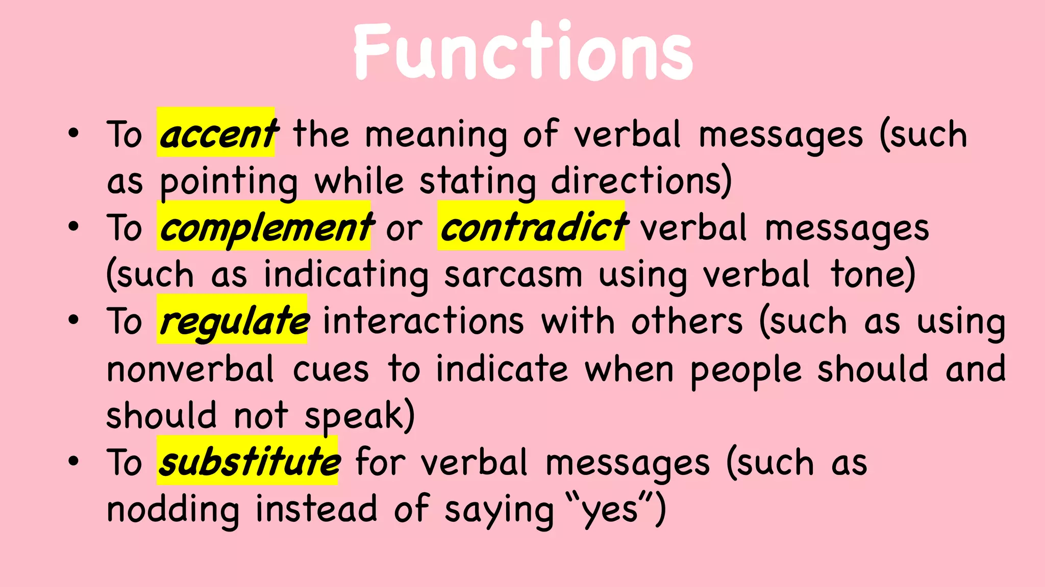 Nonverbal communication | PPT