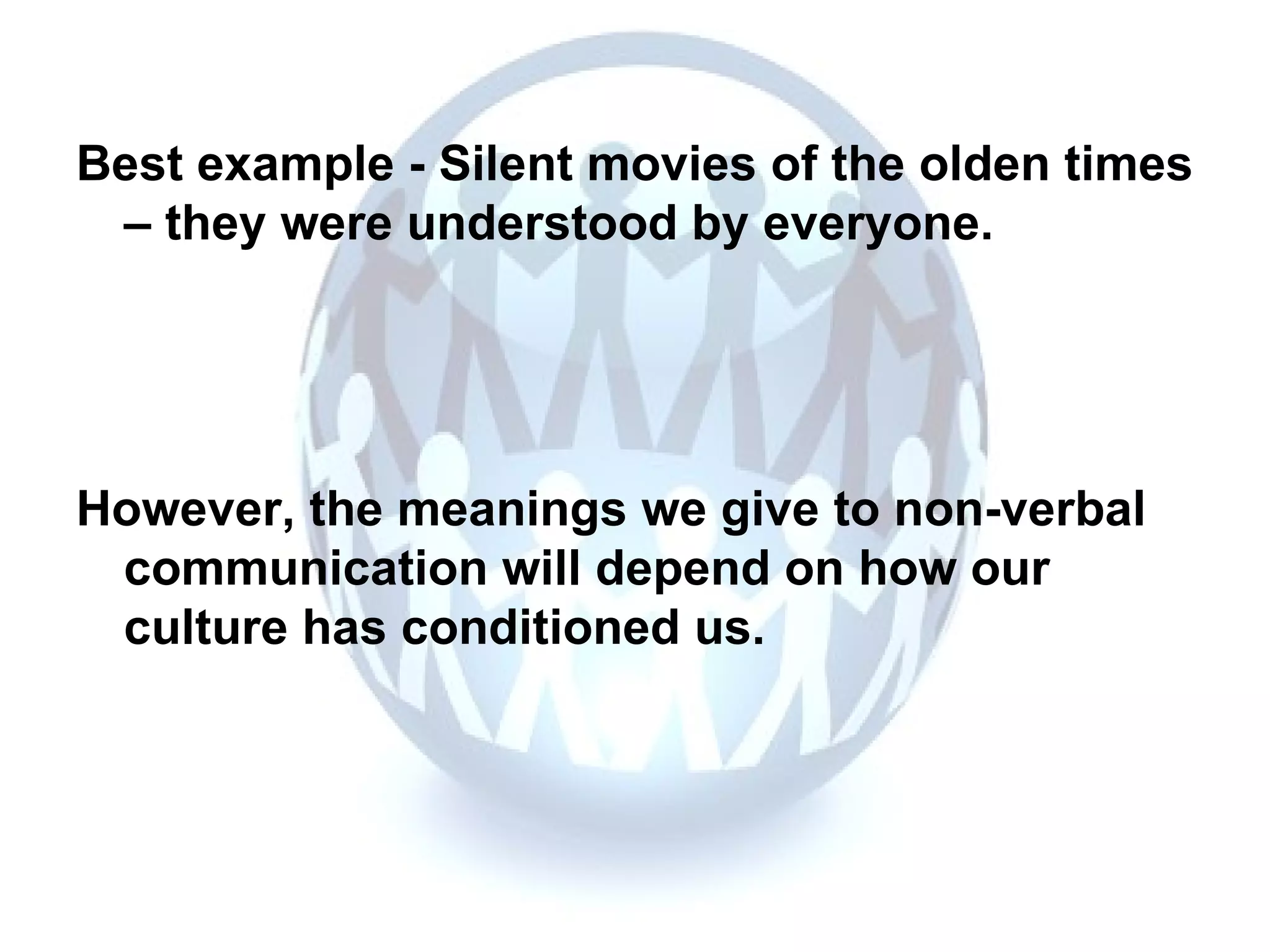 Non Verbal Communication | PPT