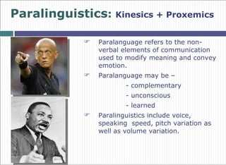 Non verbal communication | PPT