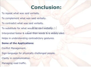 Non verbal communication | PPS