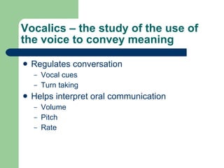 Non verbal communication | PPT
