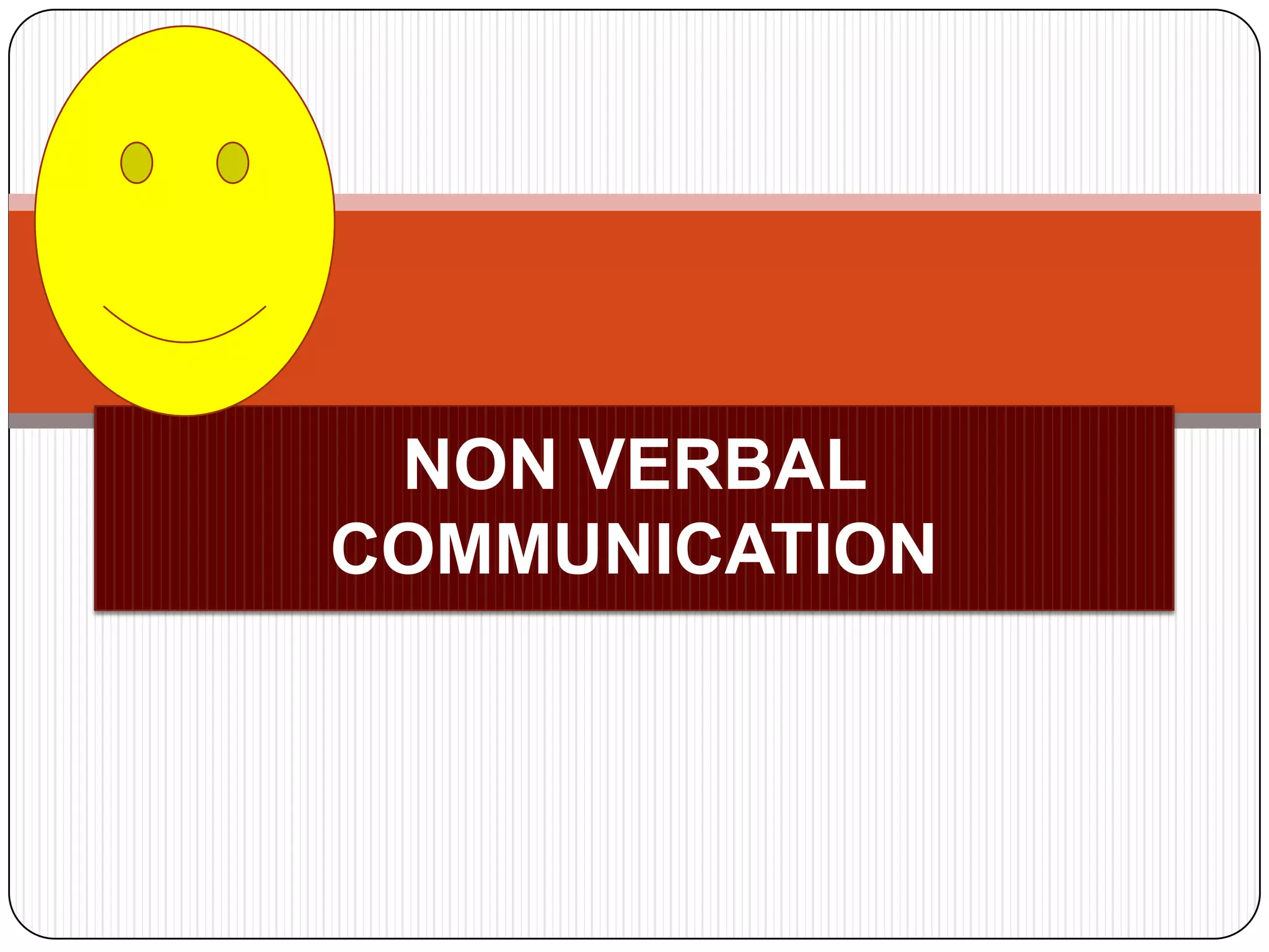 Non verbal communication | PPTX