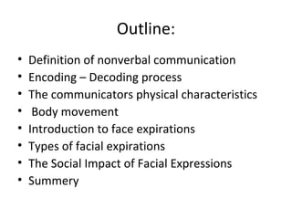 Nonverbal communication | PPT