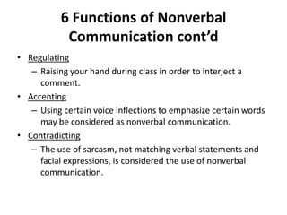 Nonverbal communication | PPTX | Parenting Babies and Toddlers | Parenting