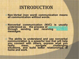 Nonverbalcommunication | PPTX
