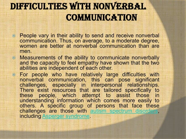 Nonverbalcommunication | PPTX