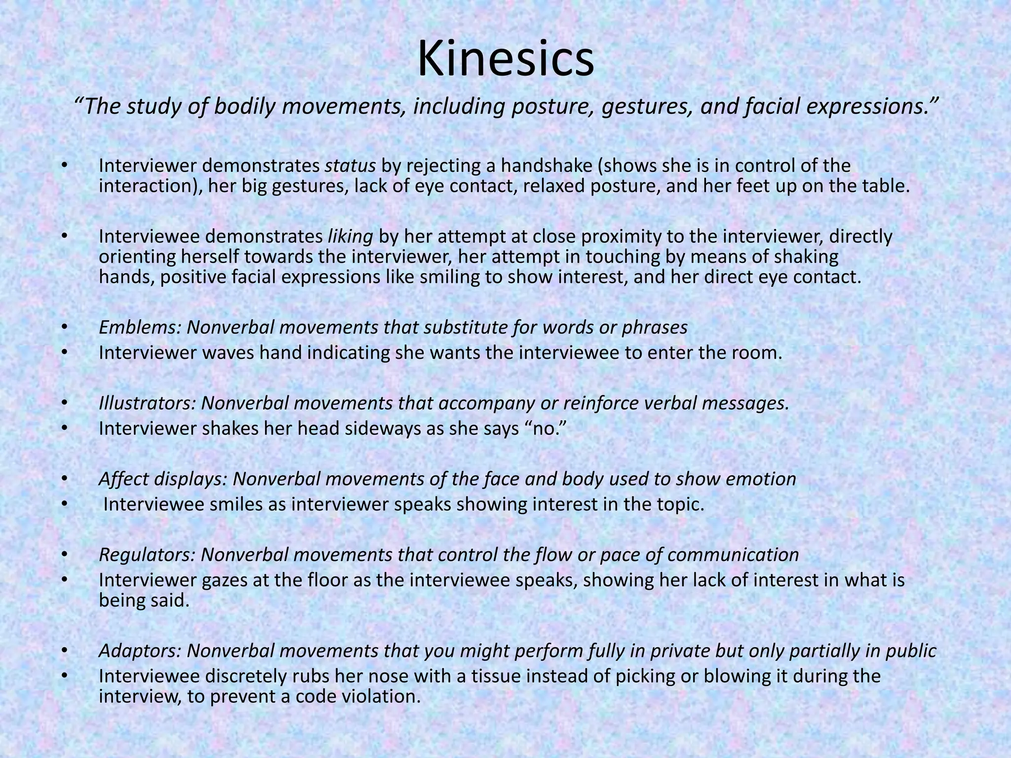 Nonverbal communication | PPTX
