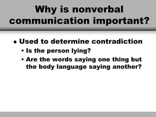 Non verbal communication | PDF