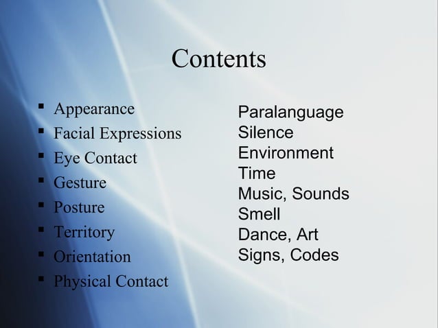 Non verbal communication | PPT