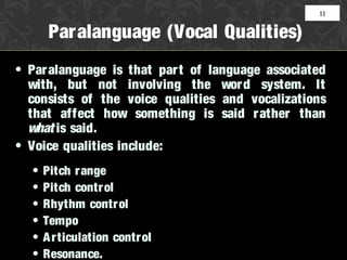 Nonverbal communication | PPT