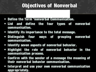 Nonverbal communication | PPT