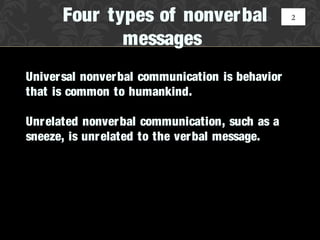 Nonverbal communication | PPT
