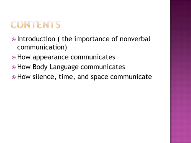 Nonverbal communication | PPT