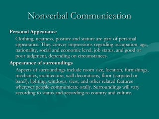 Nonverbal communication | PPT