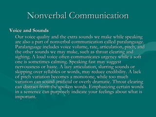 Nonverbal communication | PPT