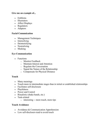 Nonverbal communication | DOCX | Parenting Babies and Toddlers | Parenting