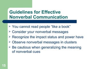 Nonverbalcommunication | PPT