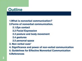 Nonverbalcommunication | PPT