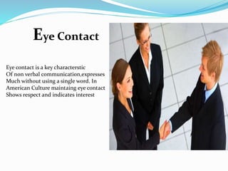 Non verbal communication | PPTX