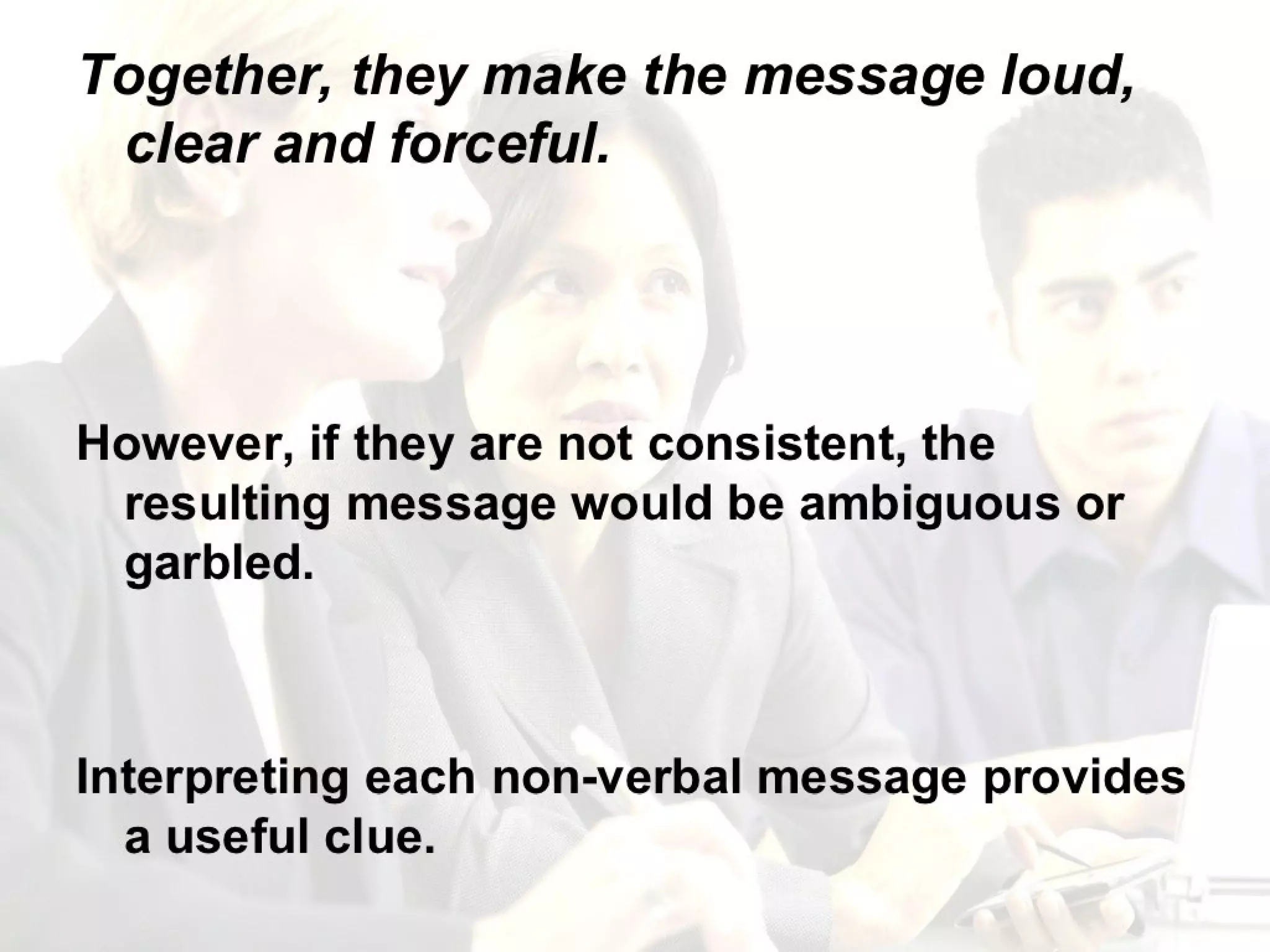 Nonverbal communications | PPT | Free Download