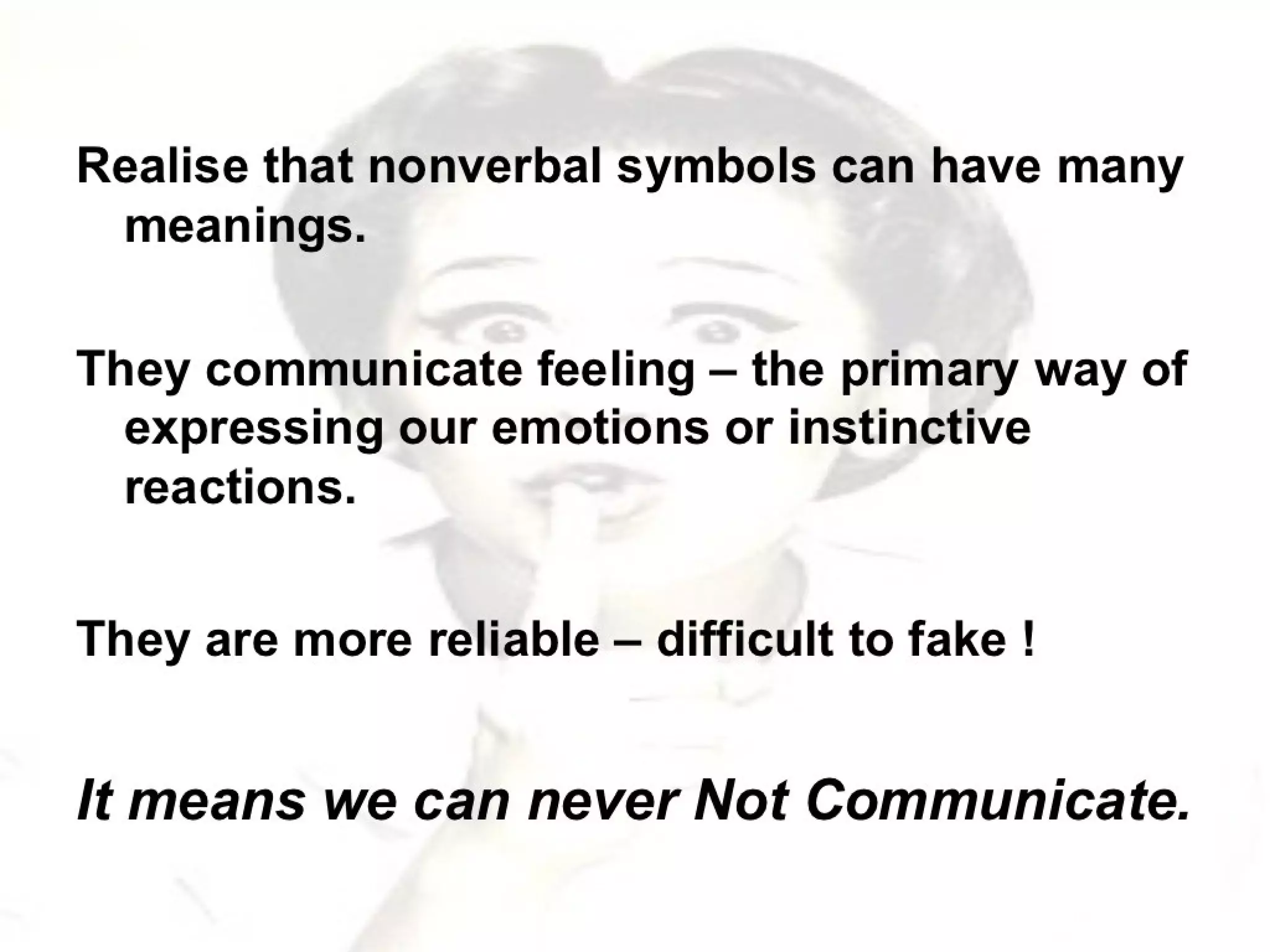 Nonverbal communications | PPS
