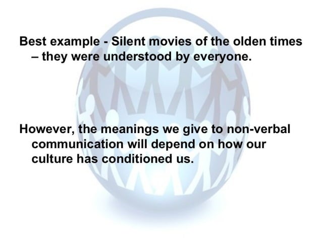 Nonverbal communications | PPT