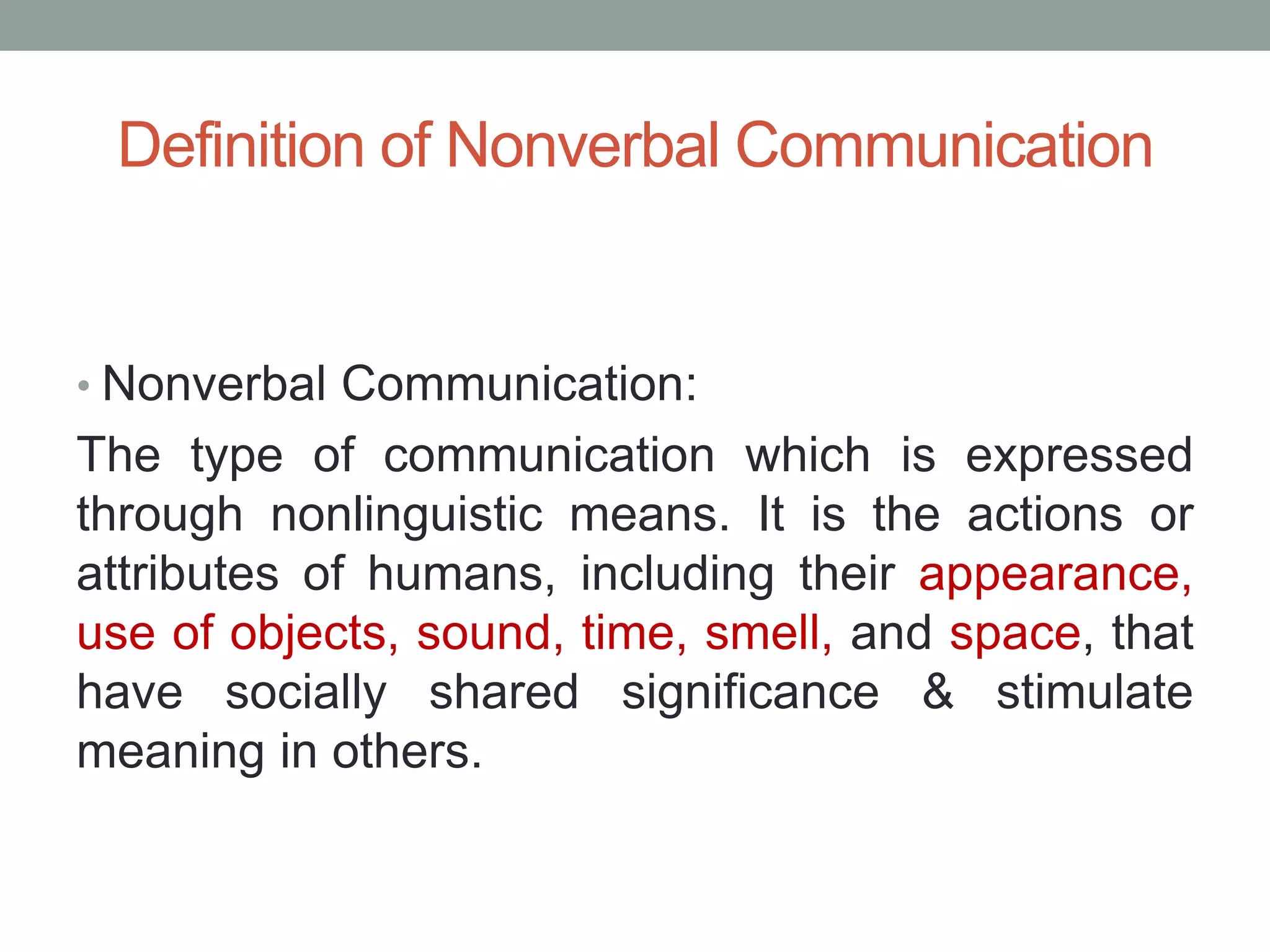 Adapter Definition Nonverbal Communication
