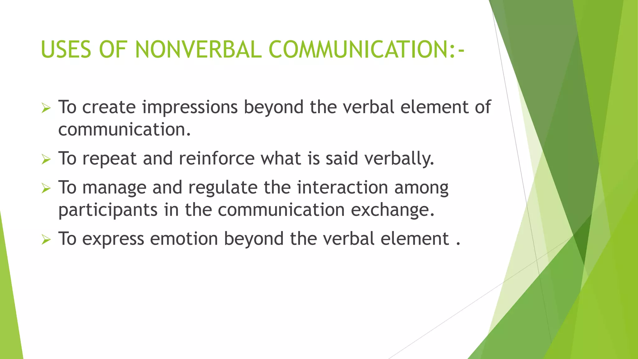 Nonverbal communication | PPTX