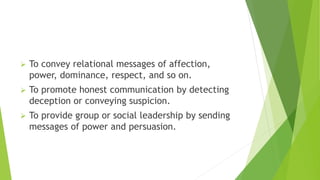 Nonverbal communication | PPTX