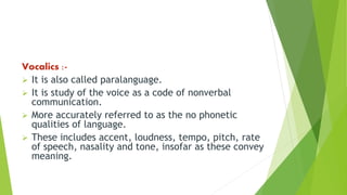 Nonverbal communication | PPT