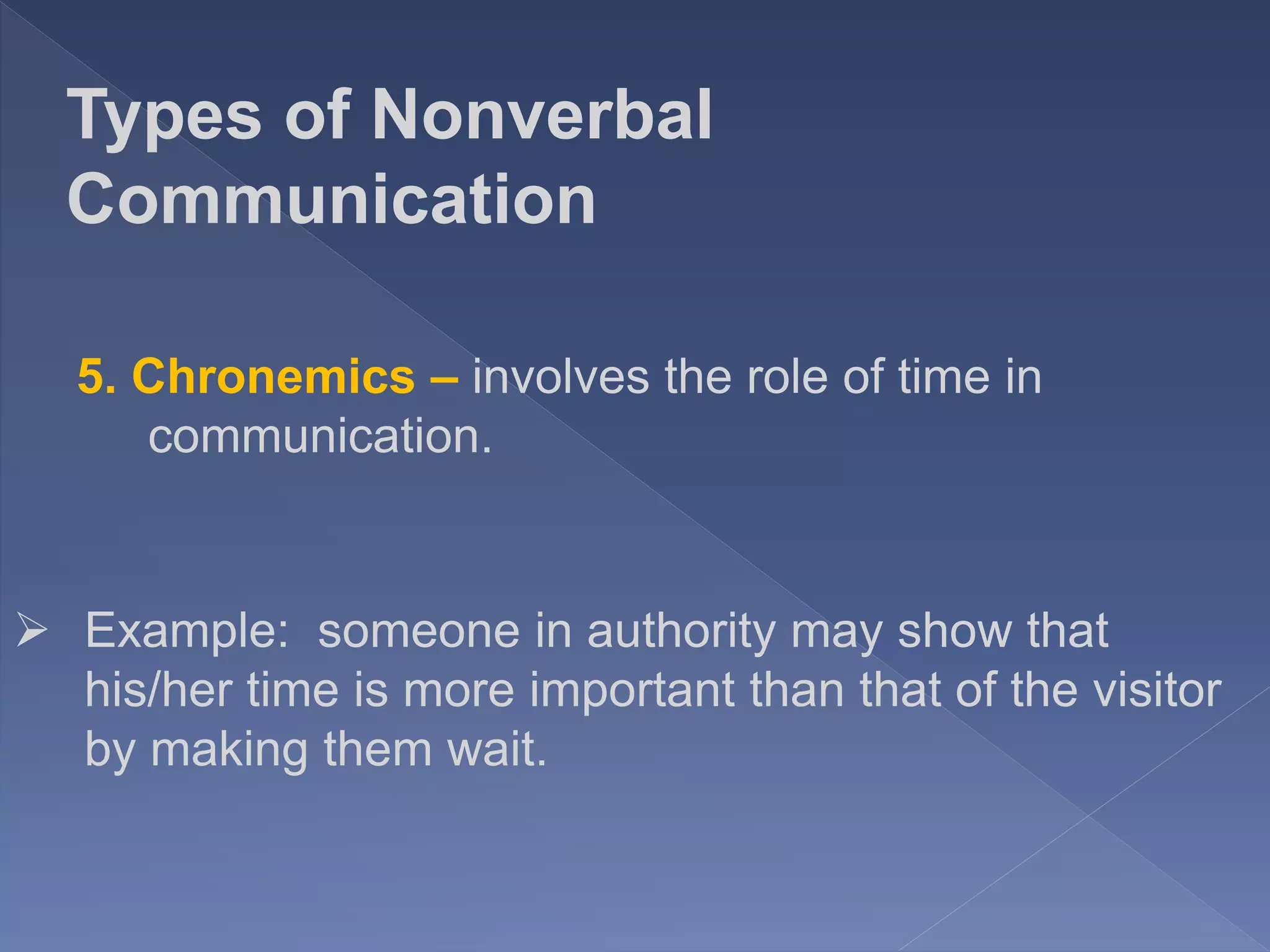 Nonverbal communication | PPTX