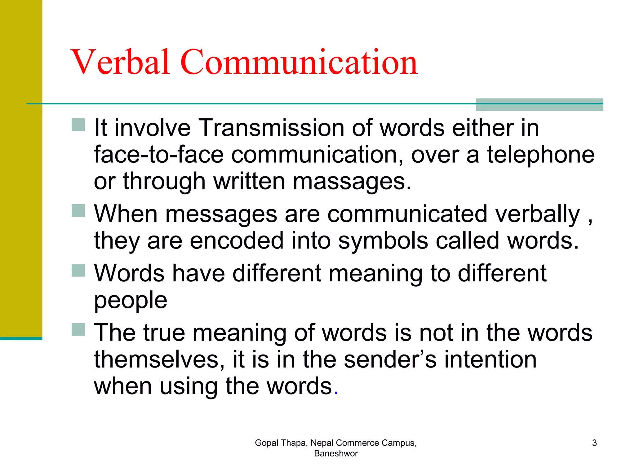 Non-verbal communication | PPT