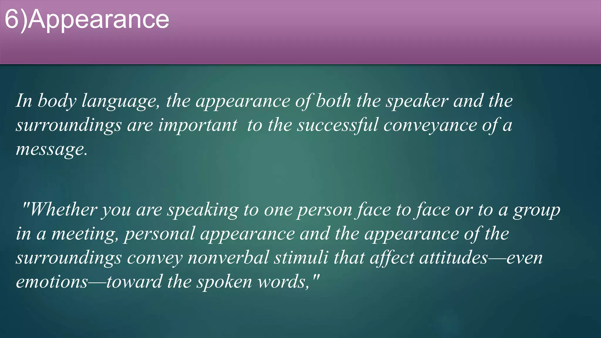 Non verbal communication | PPTX