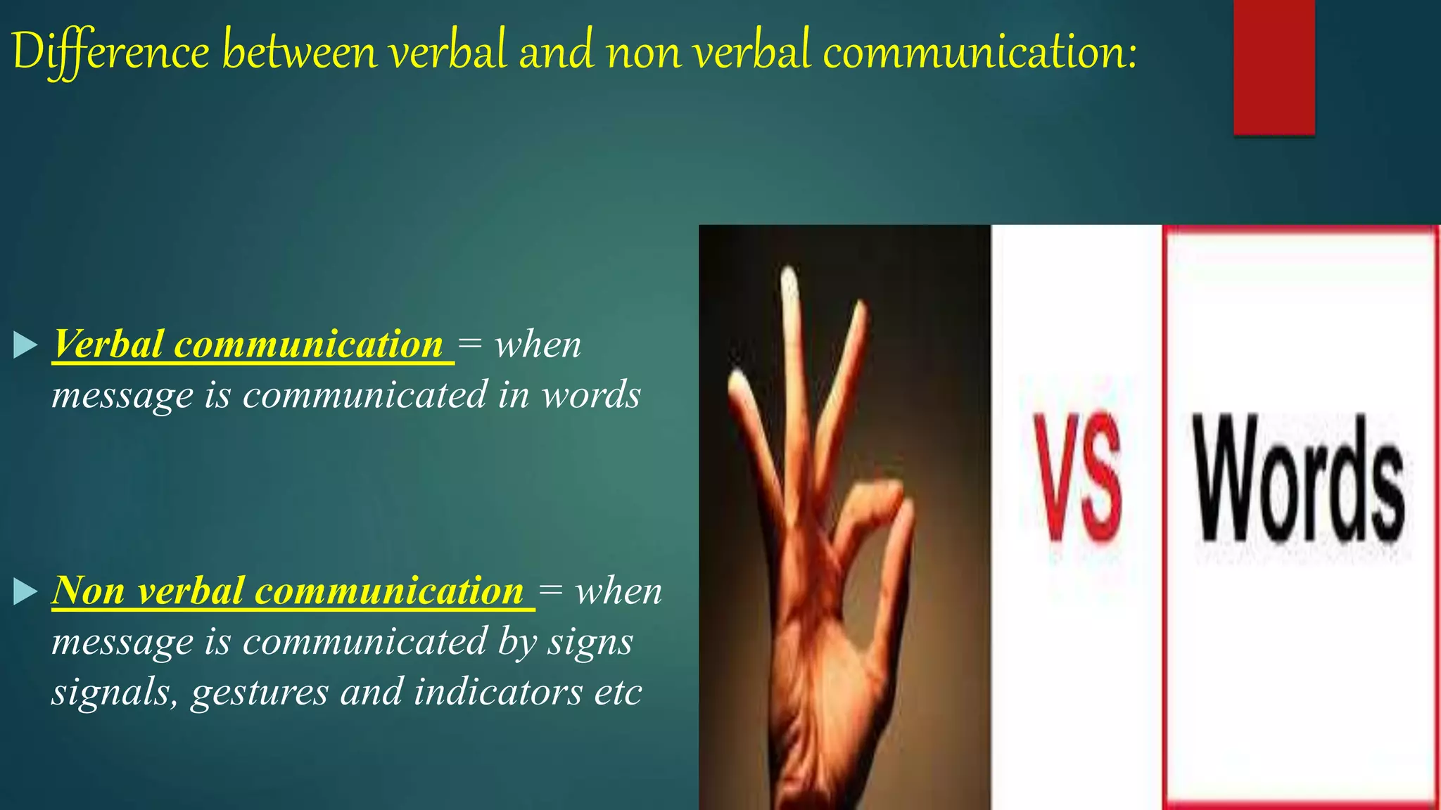 Non verbal communication | PPTX